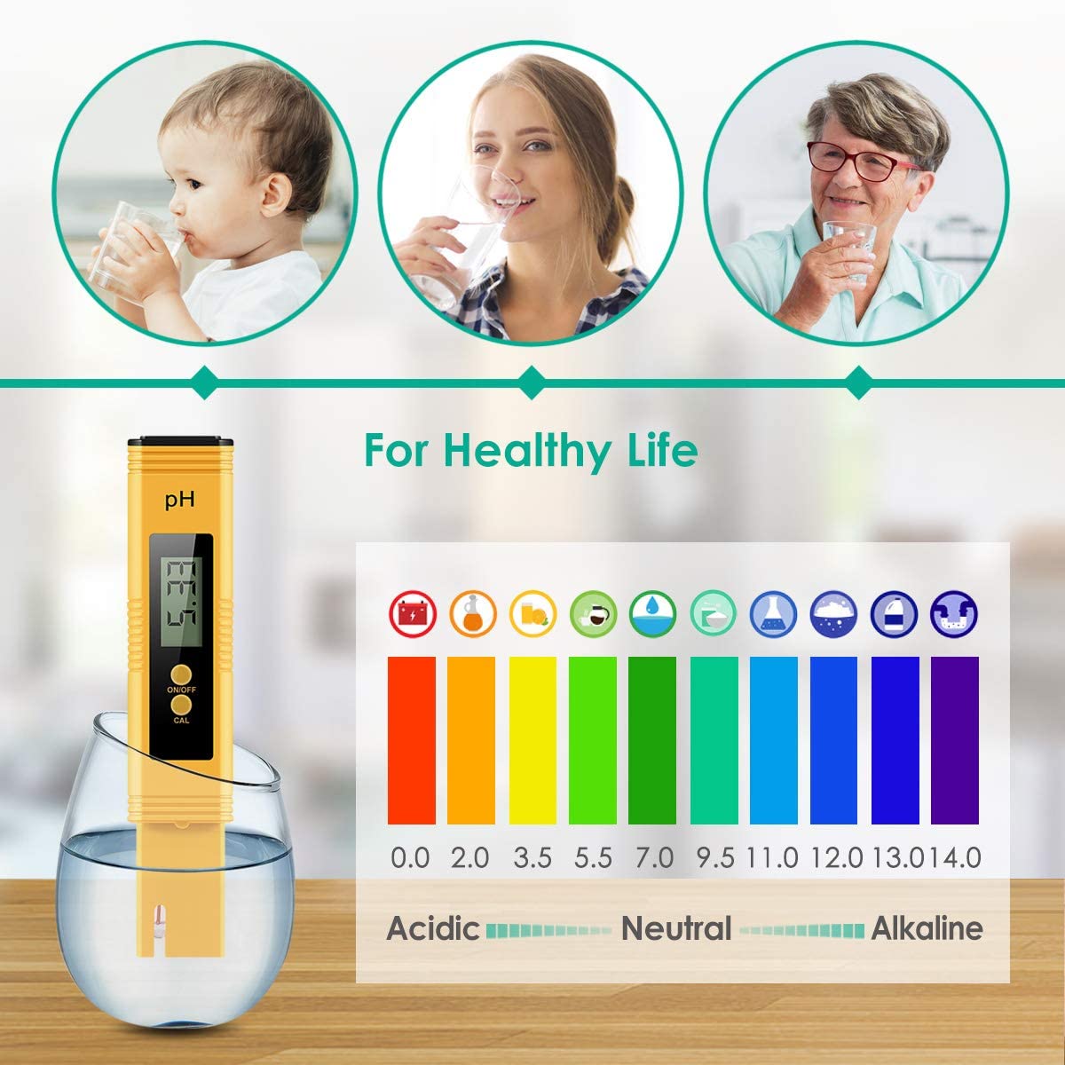 NEW 【Exclusive Discount】pH Meter Digital LCD PH Meter Pen of Tester ...