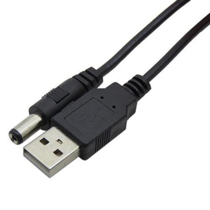 USB Port to 2.5 3.5 4.0 5.5mm 5V DC Barrel Jack Power Cable Cord ...