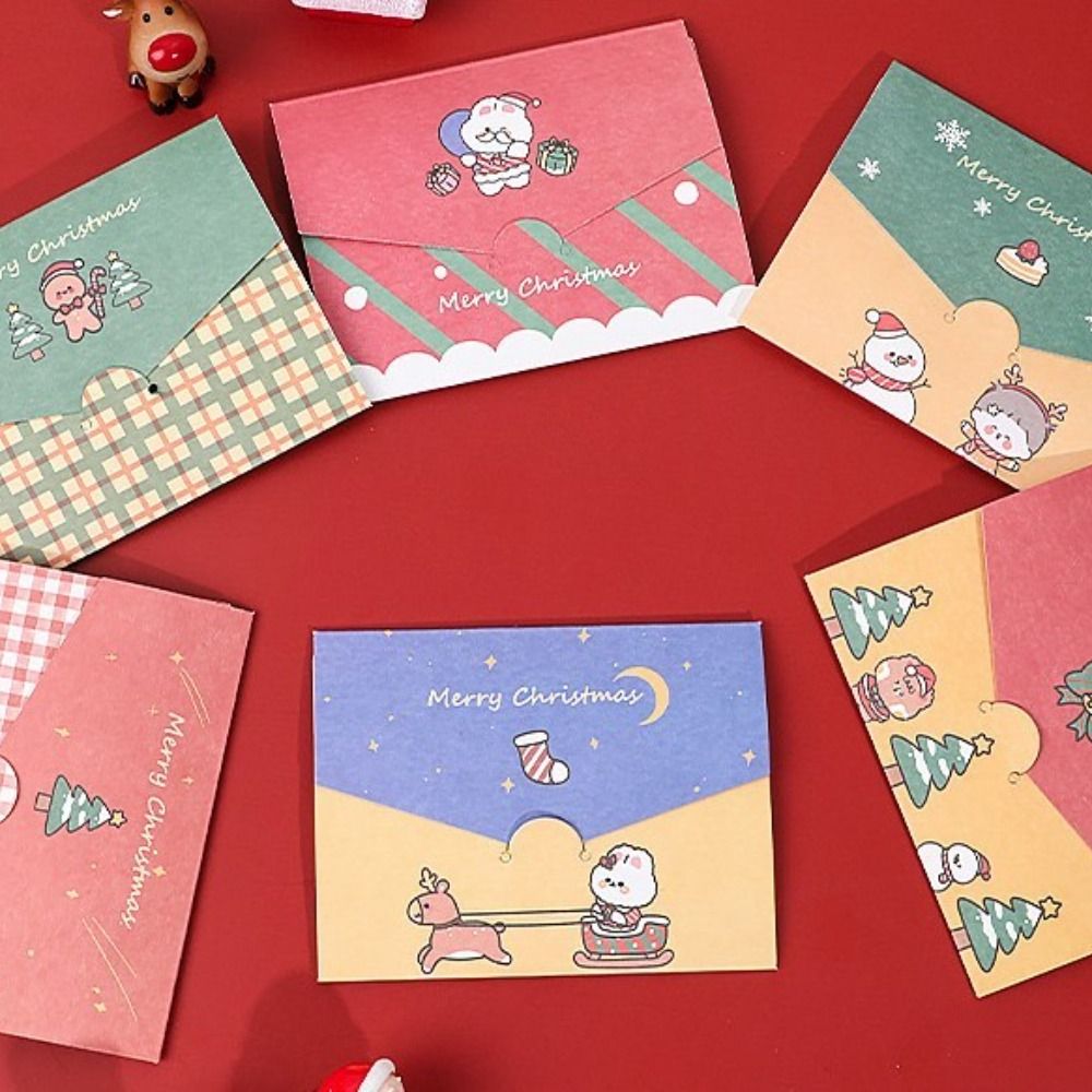 DIY Foldable Wishes Letters Festival Friends Birthday Greeting Cards ...