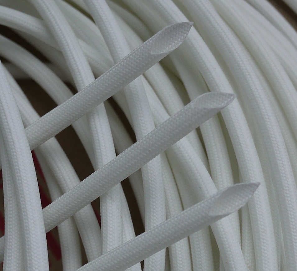 1mm~50mm Fiberglass Sleeve Tube White High Temperature Tube Resistant ...