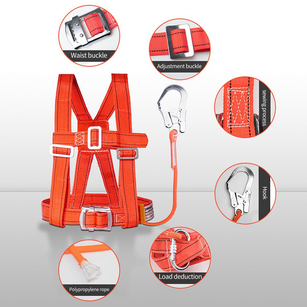 Safety Full Body Harness Big Hook Sabuk Pengaman Safety Bell Full Body ...