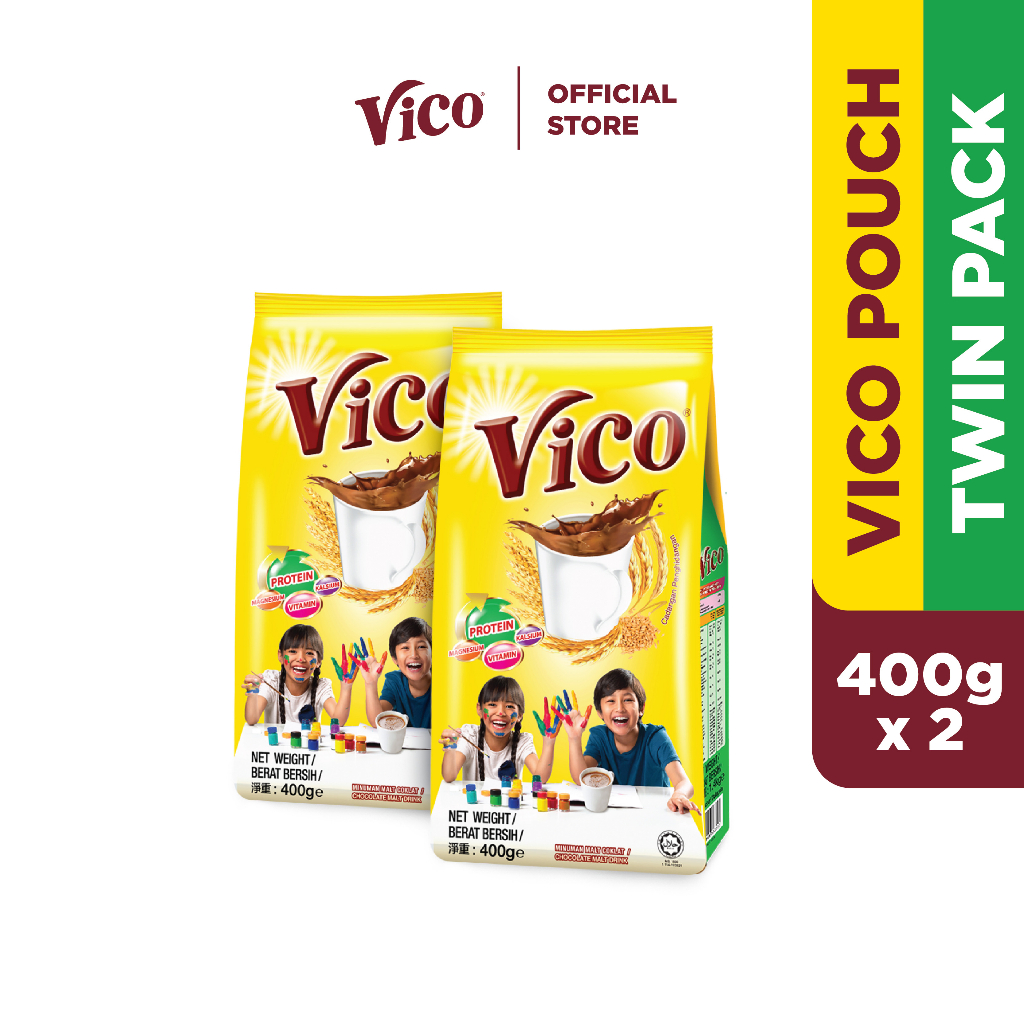 Vico Chocolate Malt Drink 400G X 2 Pack | Lazada