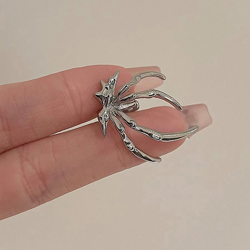 Gothic Vintage Spider Ear Bone Clip Personality Hip Hop Insect Earrings ...