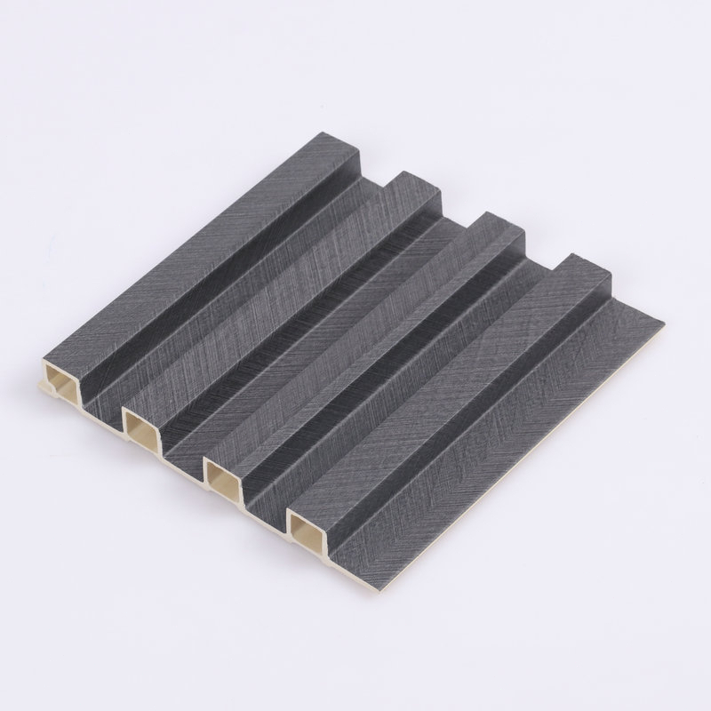 WPC Fluted Wall Panel Sticker Waterproof Grille Design Ecological Board ...