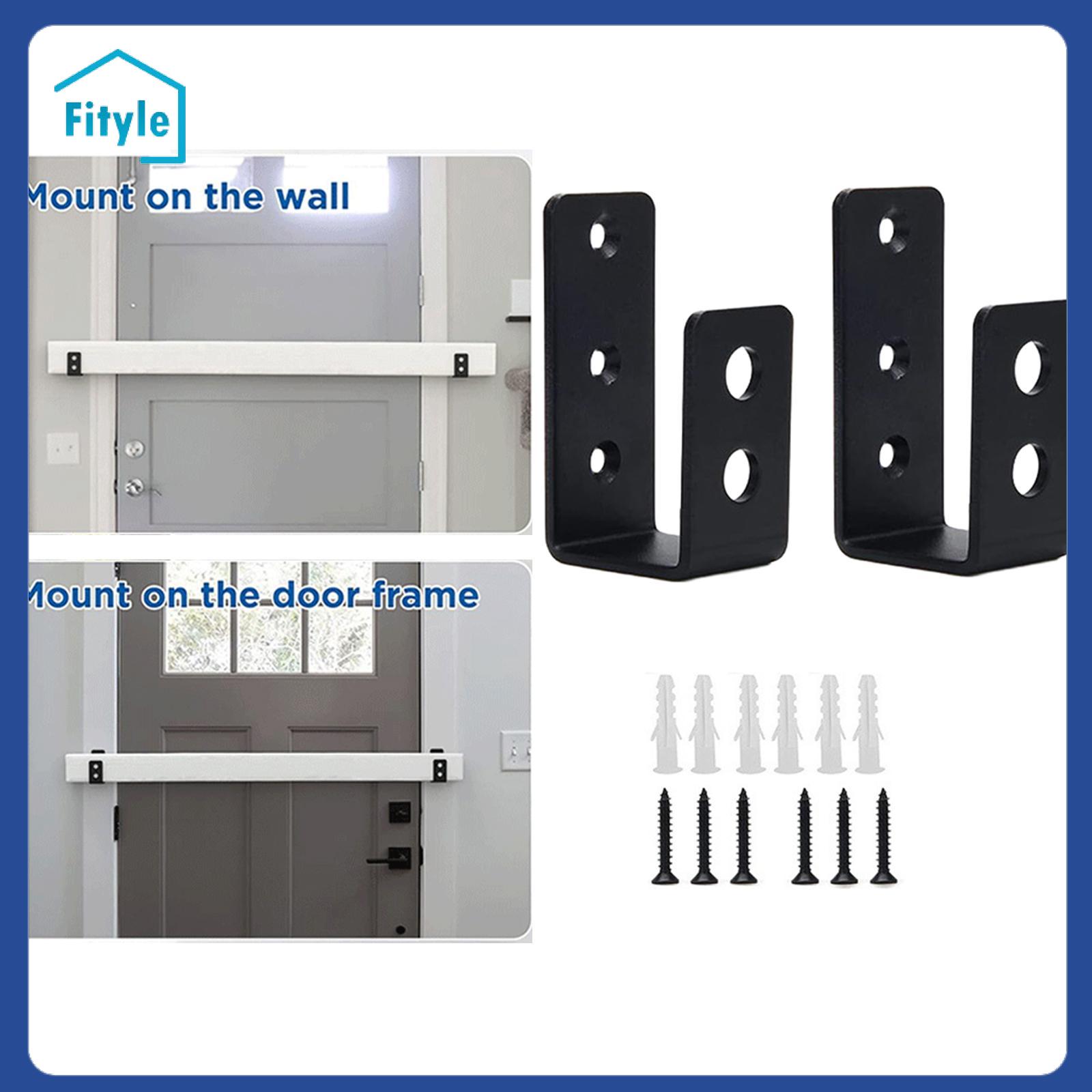 Fityle Door Barrier Door Barrier Security Bar Heavy Duty Fits 2x4 ...