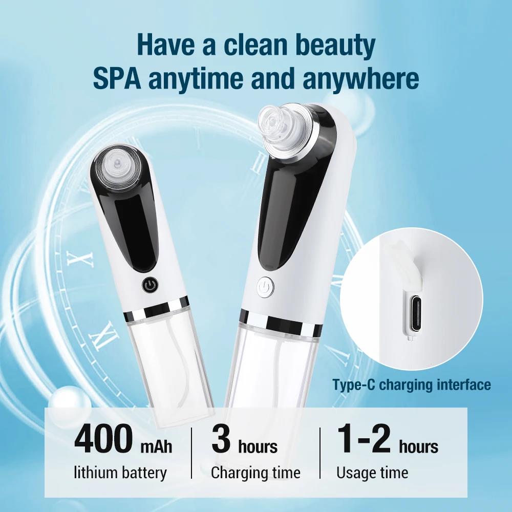 Electric Small Bubble Blackhead Remover Vacuum Suction Electric Face ...