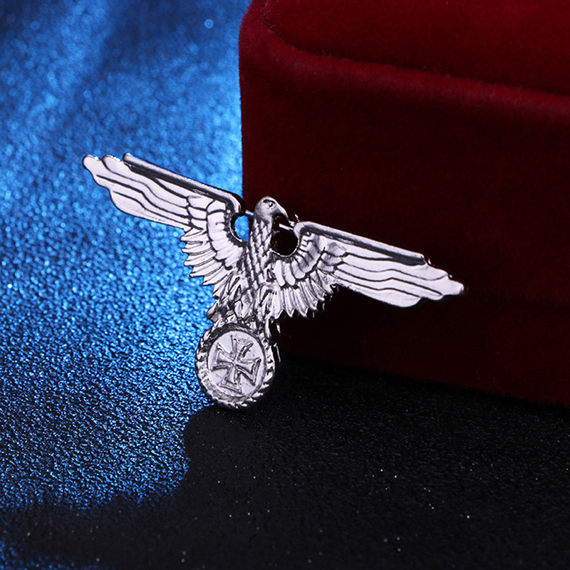 WWII WW2 German Military Cross Eagle Pin Cap Badge Jewelry Brooches ...