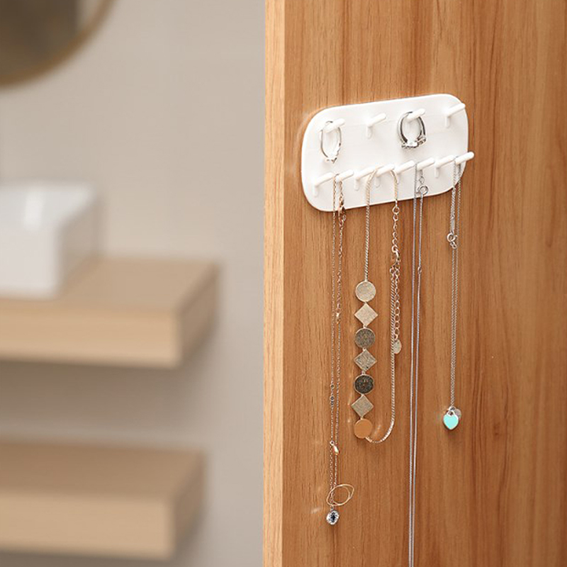 Multifunctional Jewelry Storage Rack Hook Wall Mounted Ring Earring ...