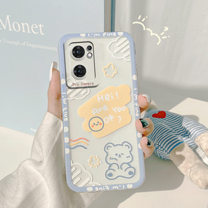 Arizino เคส OPPO A12 A15 A16 A54 Reno 7Z Reno 6Z Reno 5 Reno 4 A5 2020 ...