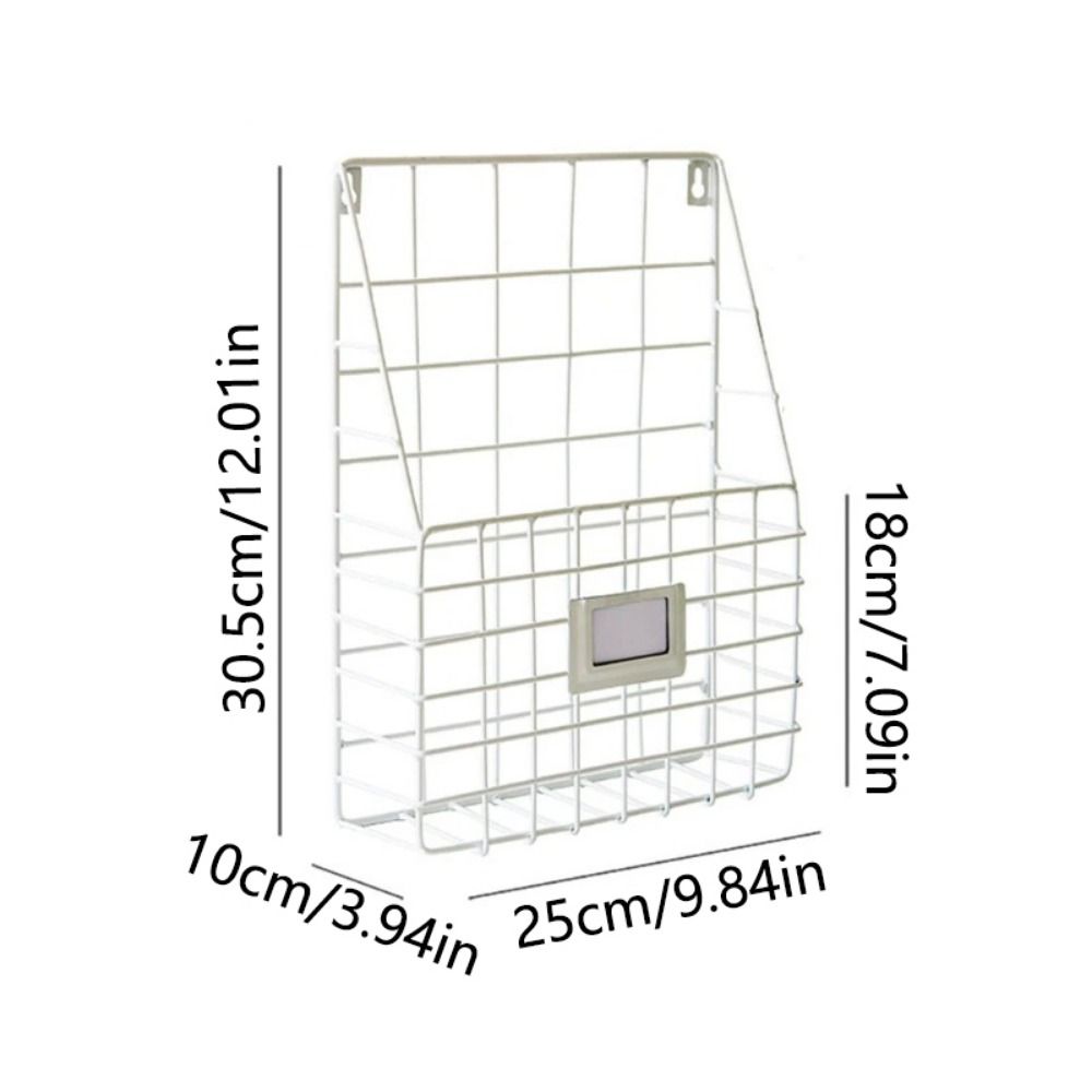 Economic Wall Mounted Magazine File Holder Metal Mesh Easy To Install ...