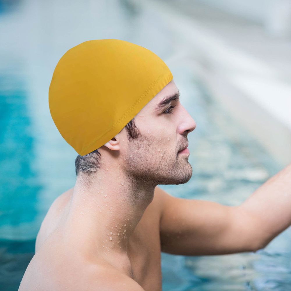 Adults Men Women Ice silk Waterproof Protect Ears Turban Water Sport ...