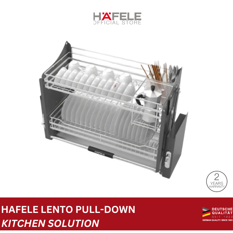 Hafele Pull-Down Dish Rack Lento - Rak Dapur Tarik - 600 mm | Lazada ...