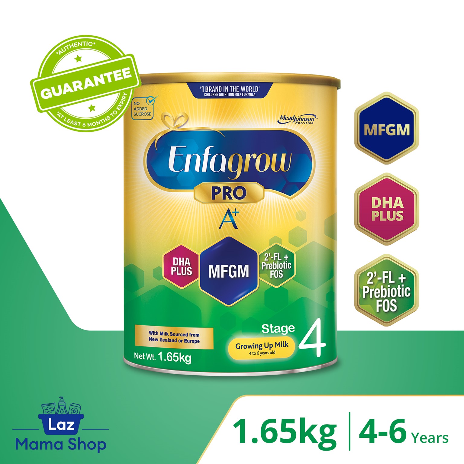 Enfagrow Pro A+ Stage 4 Milk Powder Formula for Children DHA+ (4-6Y) 1.65KG (Laz Mama Shop ...