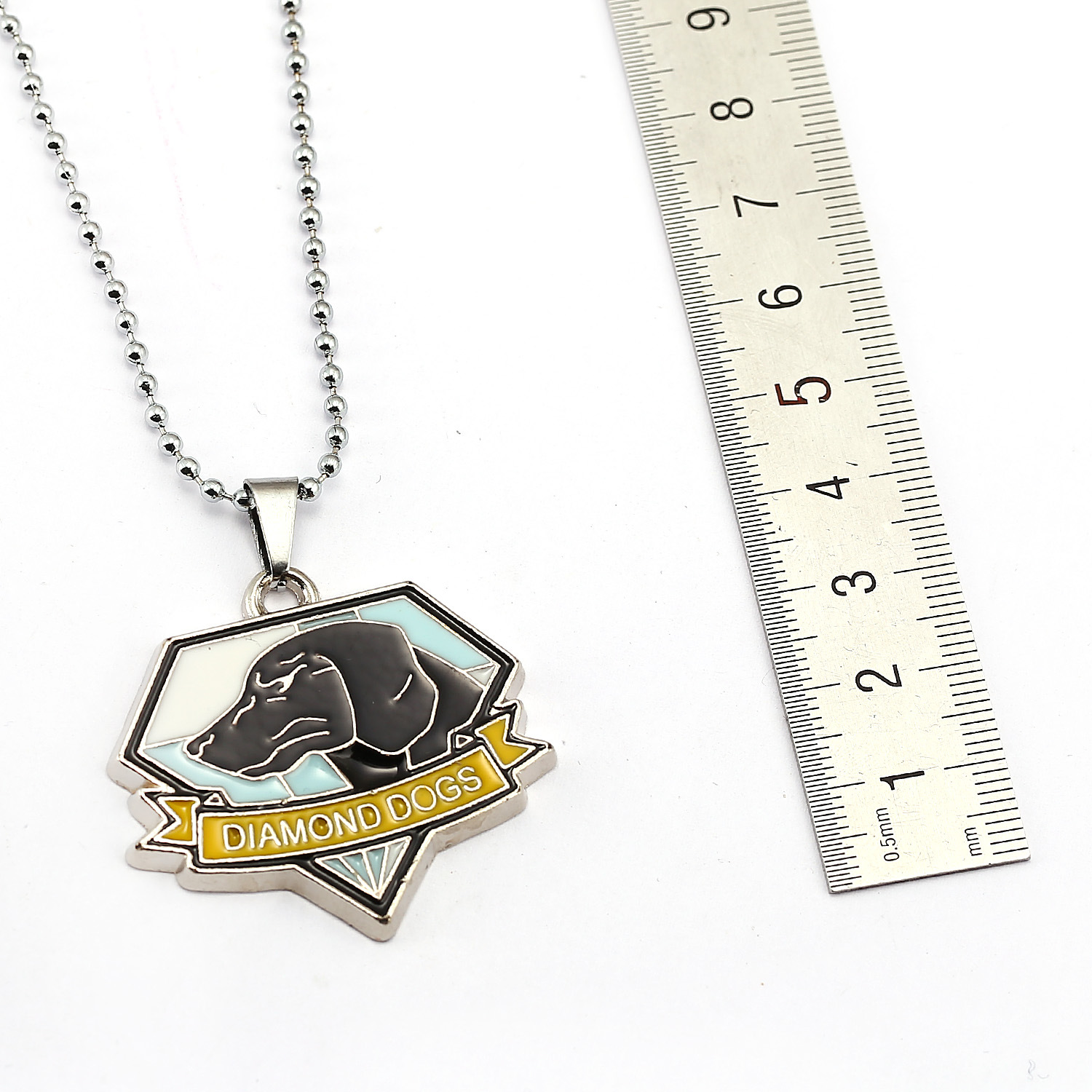 Metal Gear Solid 5 Necklaces Snake Dogs Outer Heaven Metal Keychains ...