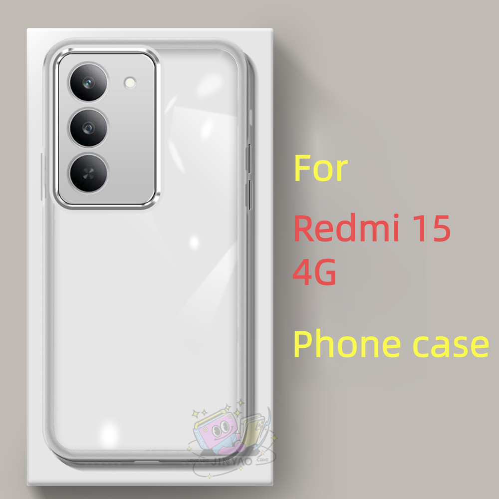 【Art Style】 For Redmi 15 4G Phone case transparent Lens protector Fall ...
