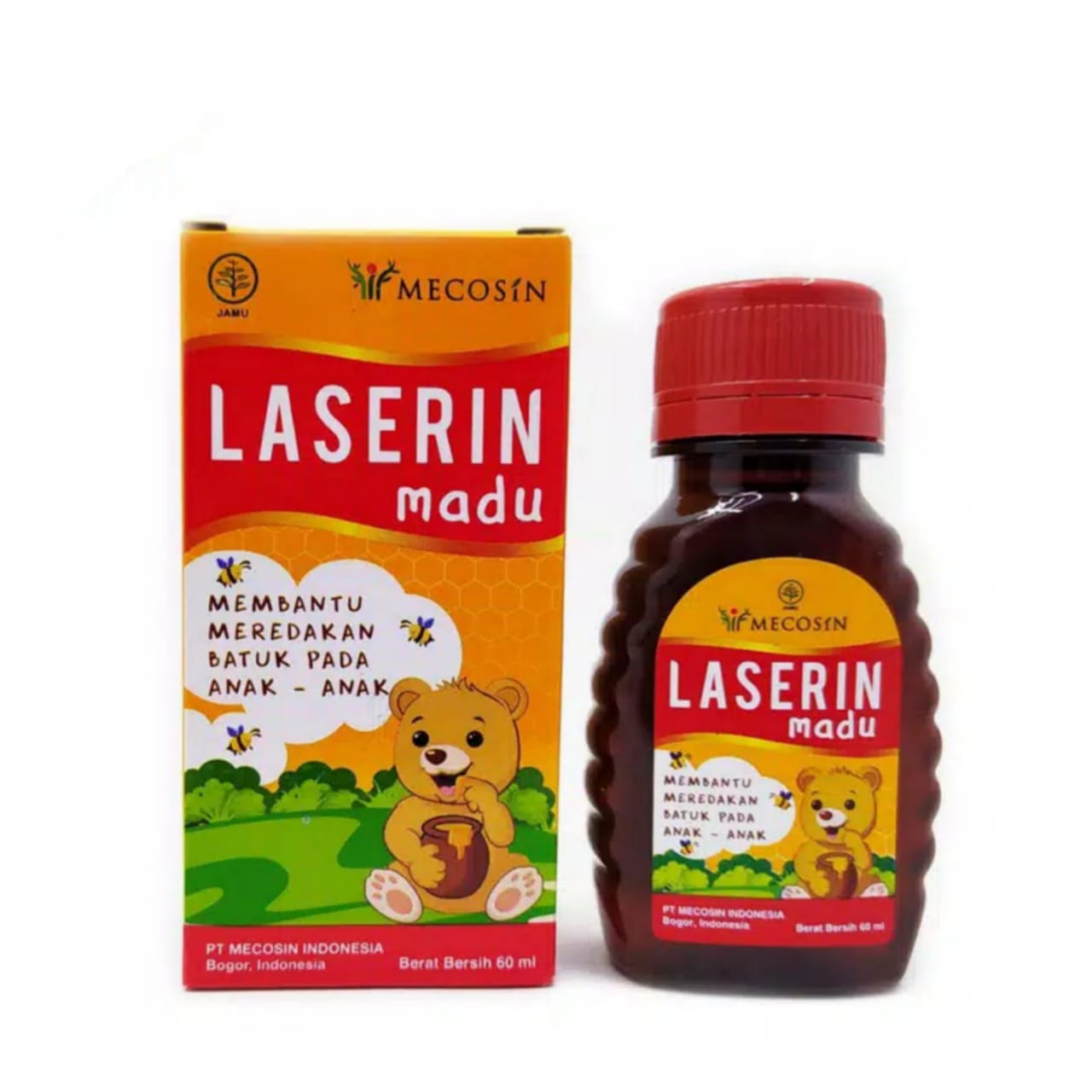 LASERIN MADU SIRUP 60 ML Pereda Batuk Anak, Masuk Angin, Mual, Muntah ...