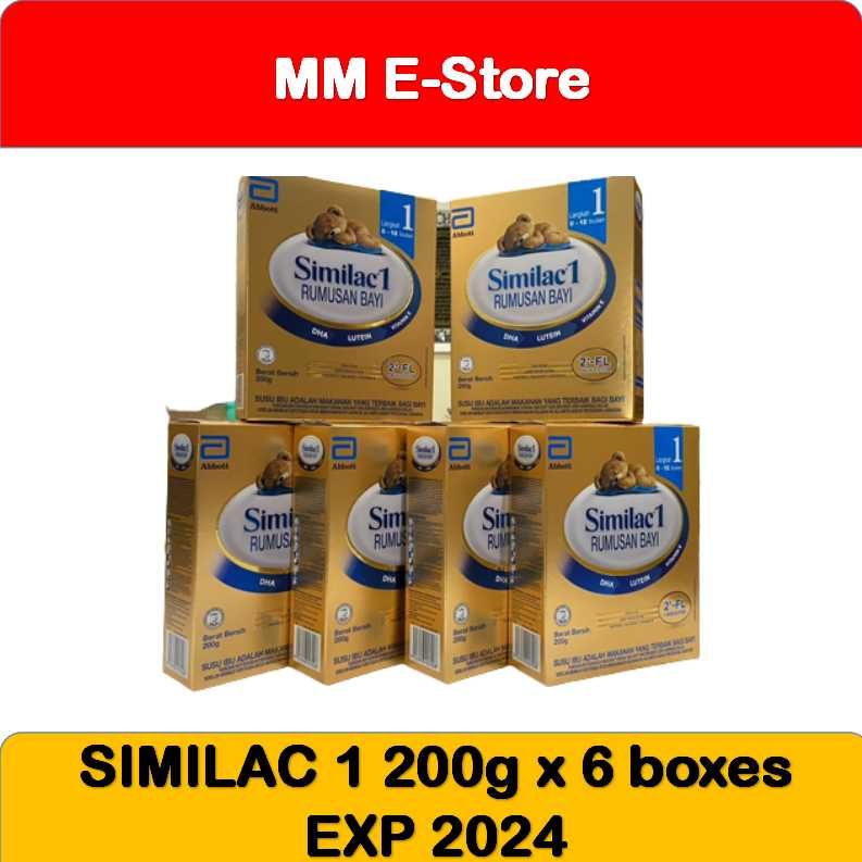 (JTNINJA) EXP DEC 2024 SIMILAC GOLD STEP 1 200g x 12 boxes | Lazada