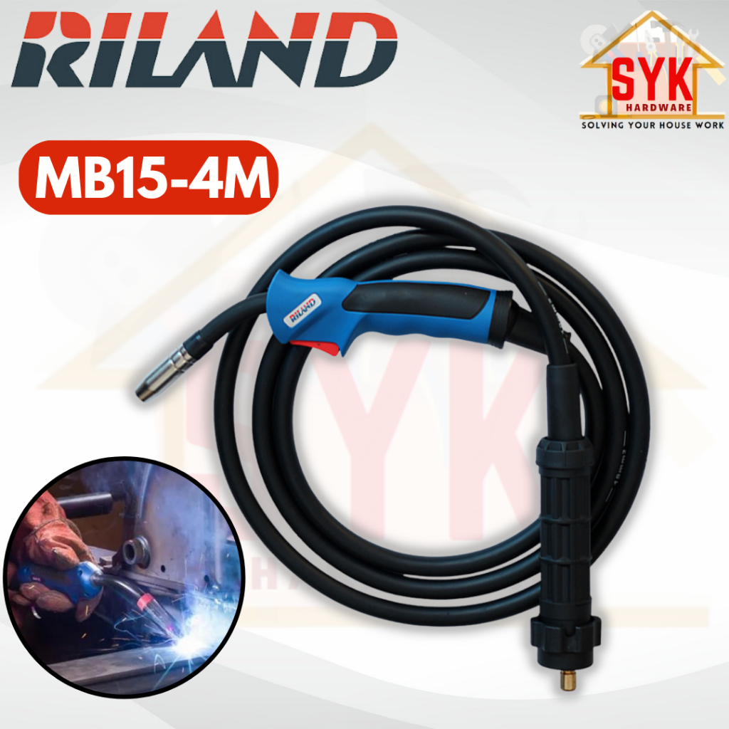 SYK Riland MB15 MIG Welding Cutting Torch Set Indoor Outdoor TIG Plasma ...