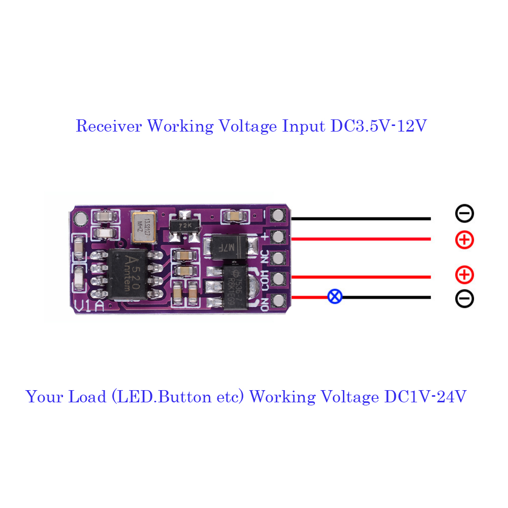 【Big savings】 3.7v 5v 6v 7.4v 9v 12v 433Mhz Power Saving Mini Size ...