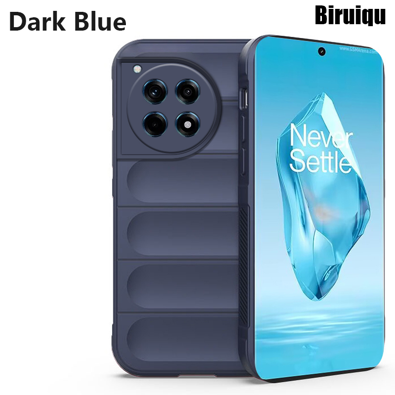 Biruiqu For Oneplus 12R Illusionary Shield Silicone Soft Shell Anti ...