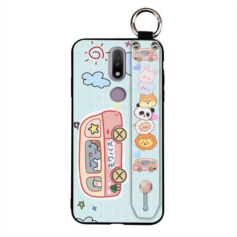 Shockproof Cute Phone Case For Nokia 2.4 Phone Holder Wristband Dirt ...