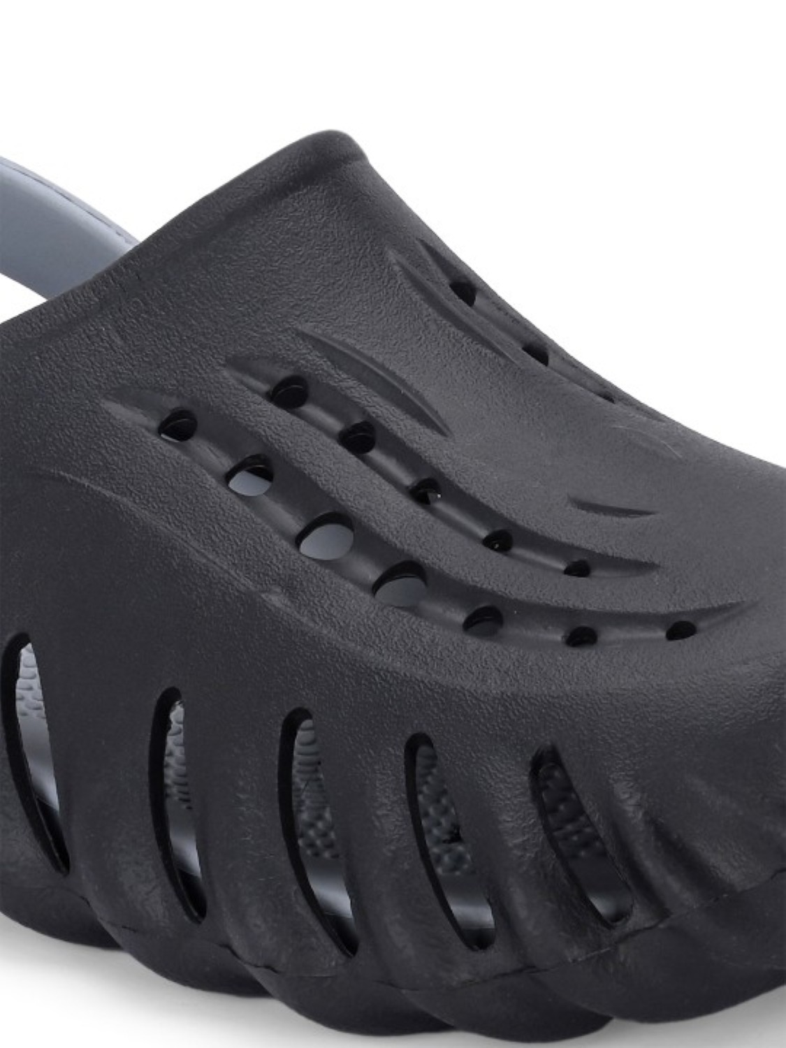 HRX by Hrithik Roshan Black Self Design Croslite Clogs For Men | Daraz ...