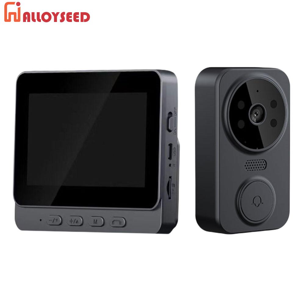 Digital Door Viewer 2.4G WiFi Automatic Sensing Wireless Doorbell ...