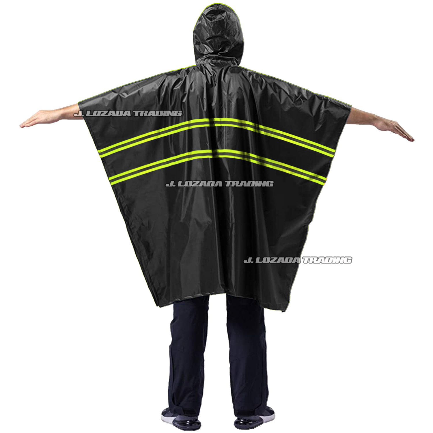 HIGH QUALITY RAINCOAT WITH REFLECTOR - Kapote / Vulcanize stitch with ...
