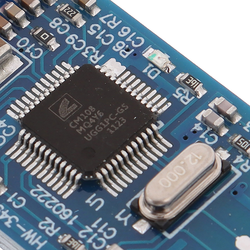 CM108 USB Drive Free USB Sound Card Laptop Computer External Sound Card ...