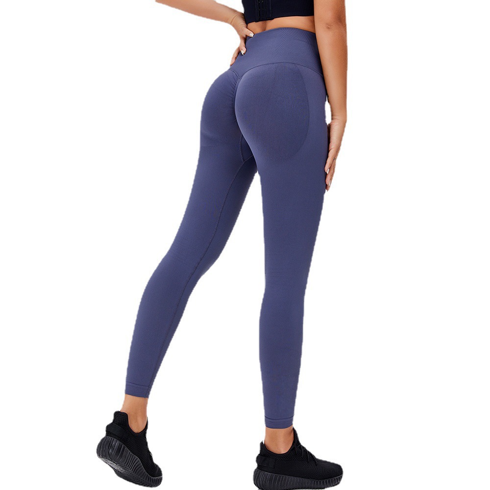 【Be worth】 Women Seamless Leggings High Waist Elastic Push Up Leggins ...