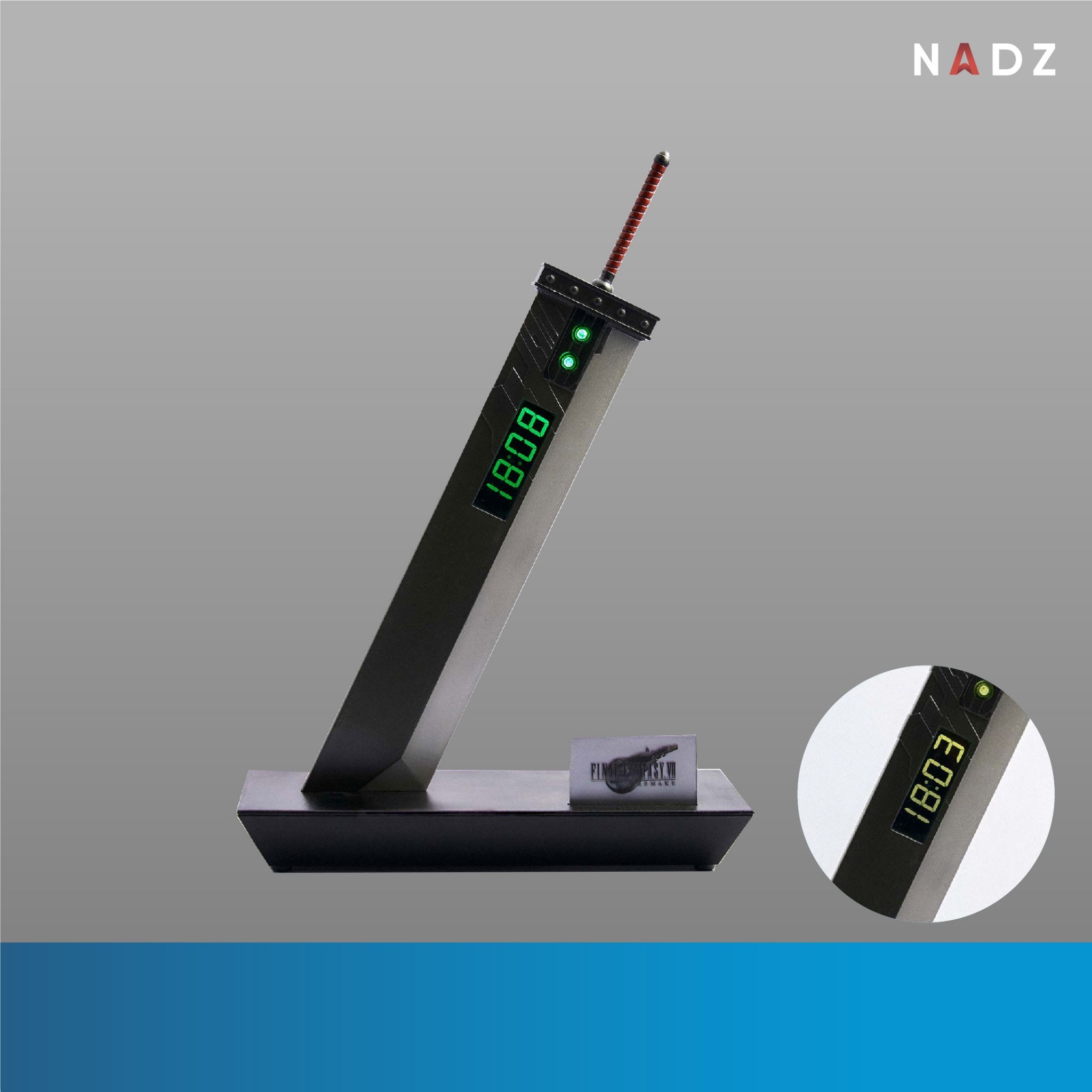 [Pre-Order] Square Enix : Final Fantasy VII Remake: Digital Clock ...