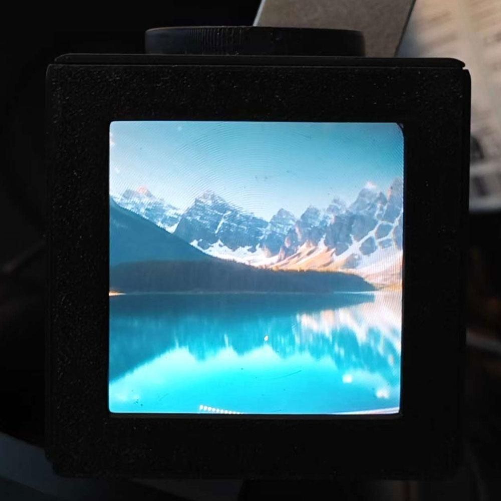 New Handmade Waist-level Viewfinder 3D Printing DIY 50 Optical Lens ...