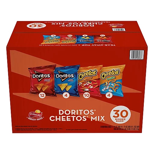 Frito-Lay Doritos and Cheetos Mix Snacks Variety Pack 30 bags | Lazada ...