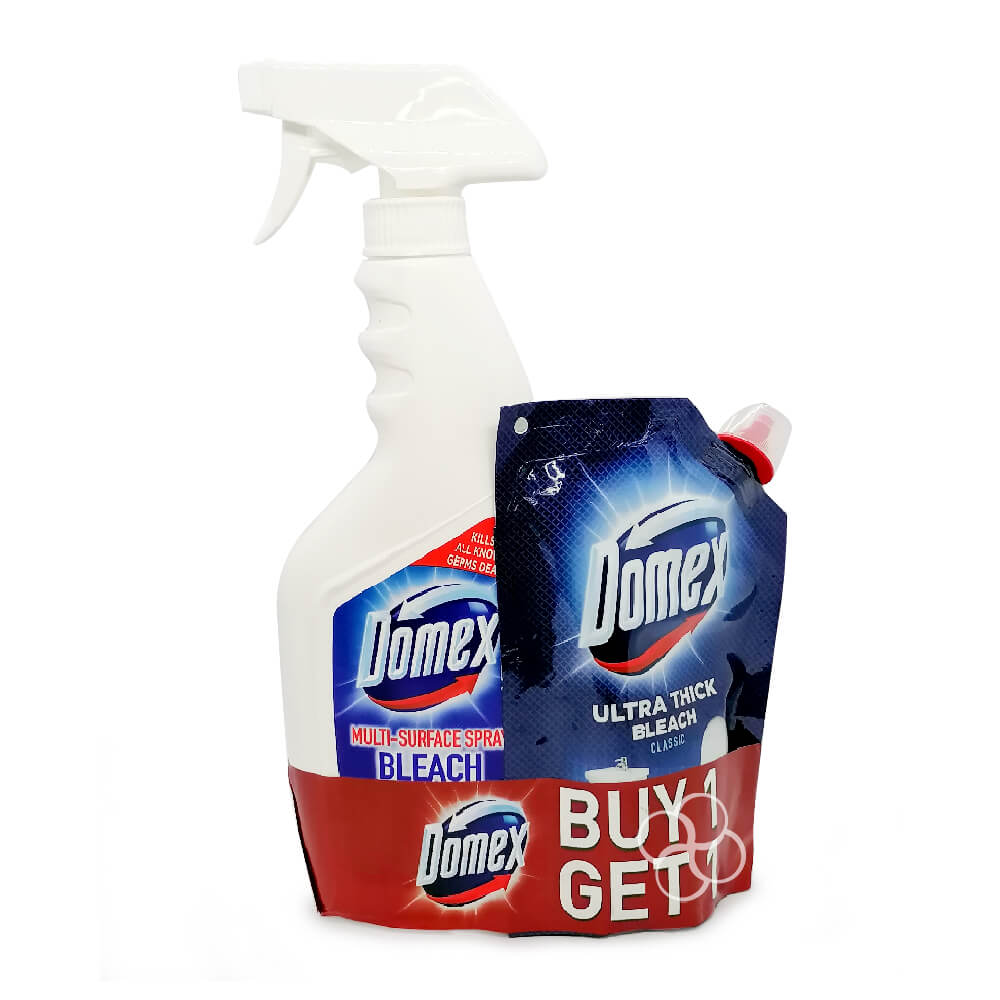 Domex Spray Cleaner 500mL + Domex Classic Cleaner 140mL | Lazada PH