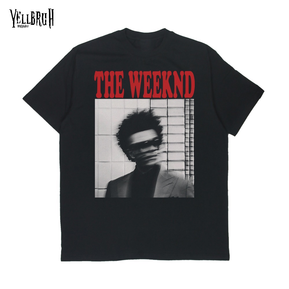 🔥ส่วนลดแบบจำกัดเวลา🔥 ผ้าฝ้าย เสื้อยืด พิมพ์ลาย The Weeknd Face Blur ...