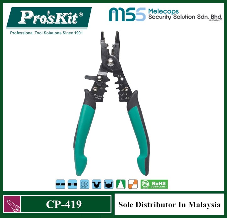 Pro'skit CP-419 Multi Purpose Crimping Tool | Lazada