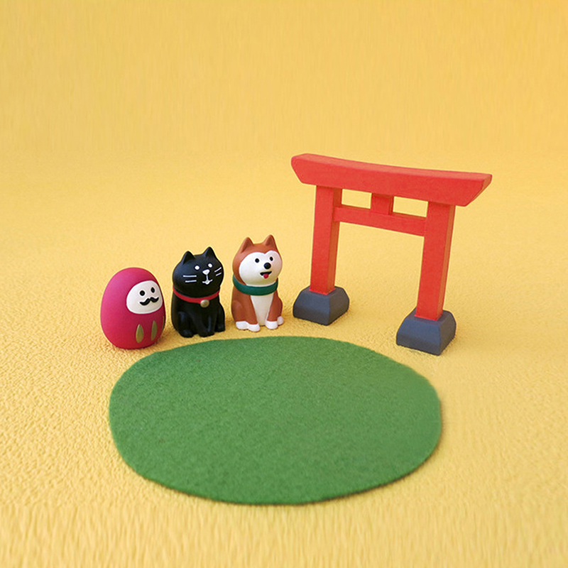 Miniature Red Japanese Shinto Torii Gate Shinto Altar Shelf Miniature ...