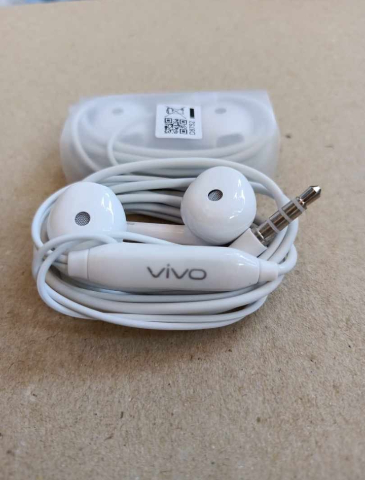 HEADSET OPPO / VIVO ORIGINAL TANPA DUS STEREO BISA BUAT TELVONAN COCOK UNTUK SEMUA HP ANDROID ...