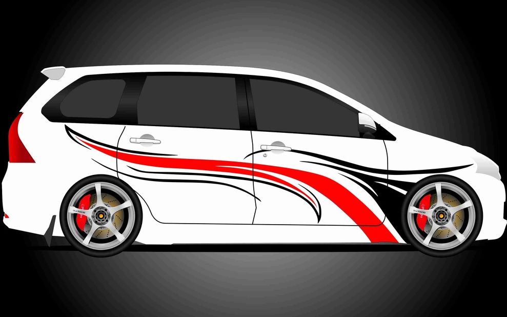 Stiker mobil toyota avanza stiker mobil avanza cutting stiker mobil ...