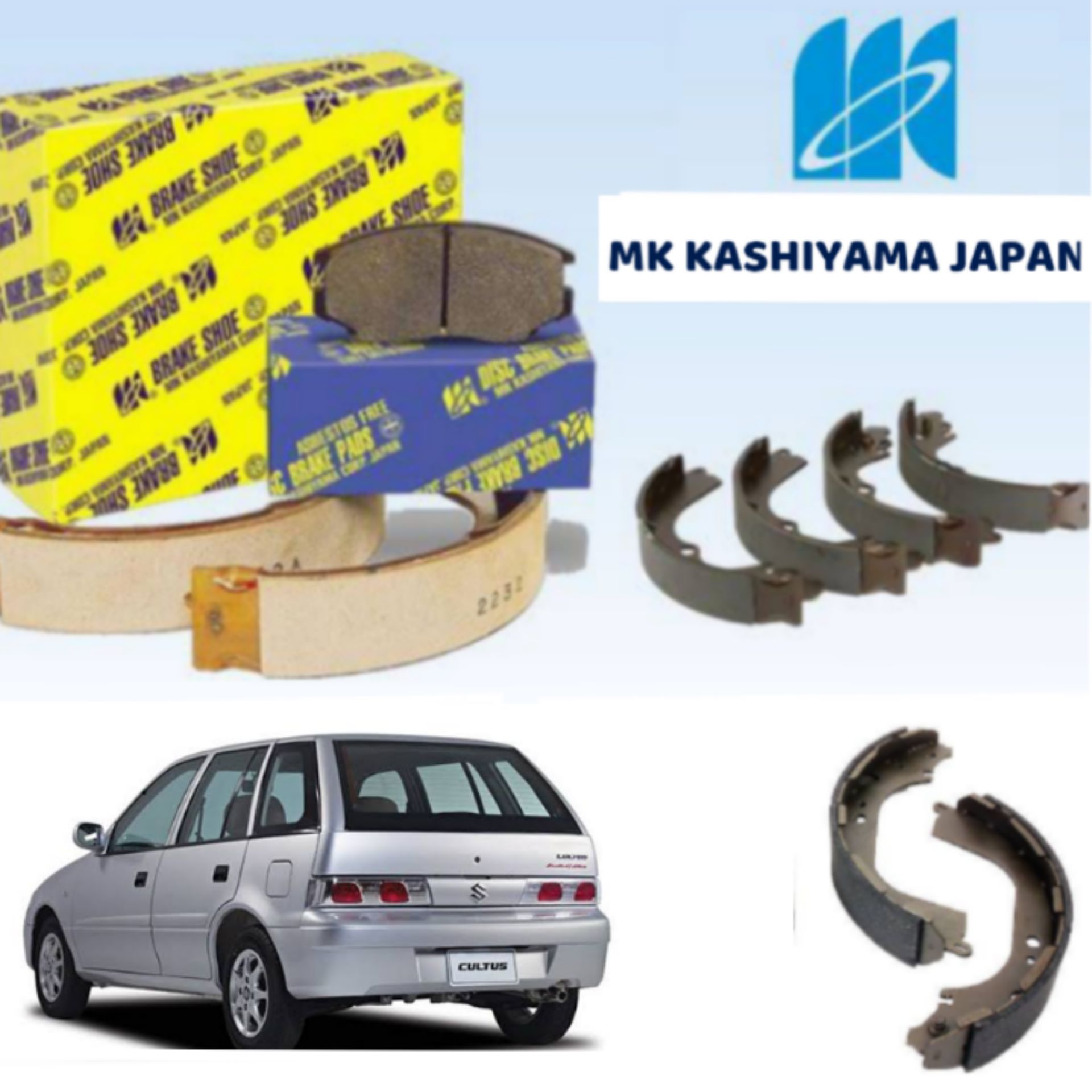 Rear Brake Shoe Suzuki Cultus MK JAPAN | Daraz.pk