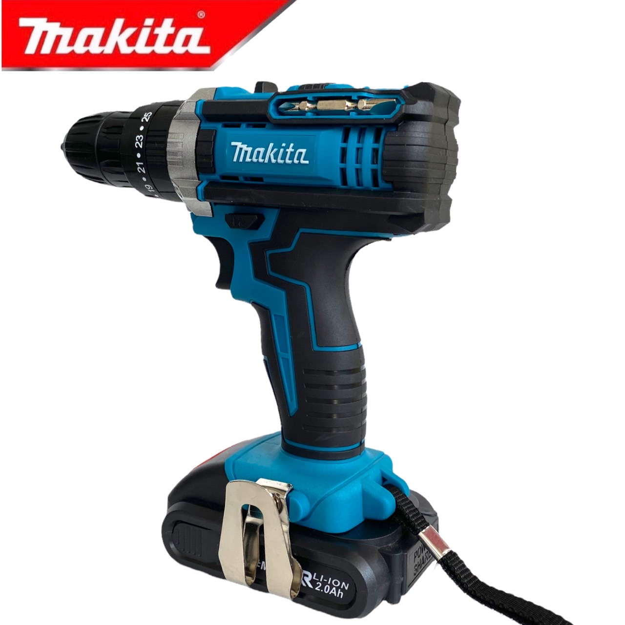 MAKITA สว่านไร้สาย 198V 3ระบบ เจาะเหล็ก เจาะคอนกรีต ขันน็อตสกรู เจาะกระแทกได้ พร้อมอุปกรณ์ (งาน ...