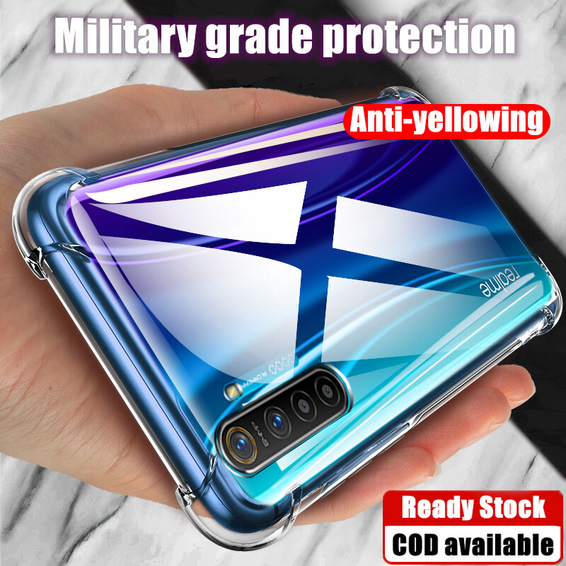 xipare for Realme XT Shock Absorbing Ultra Clear Jelly Case Soft ...
