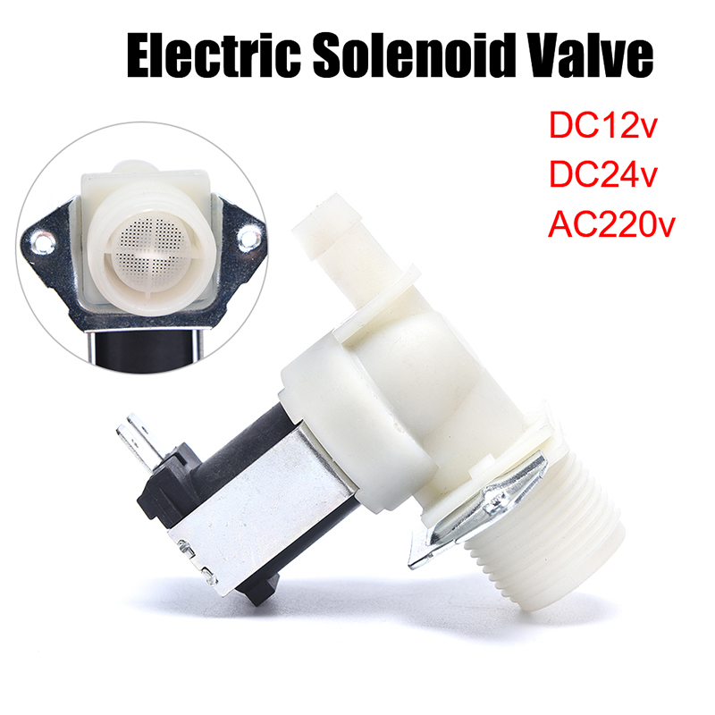 DC12V 24V AC220V Plastic Water Drain Valve Electric Water Inlet ...