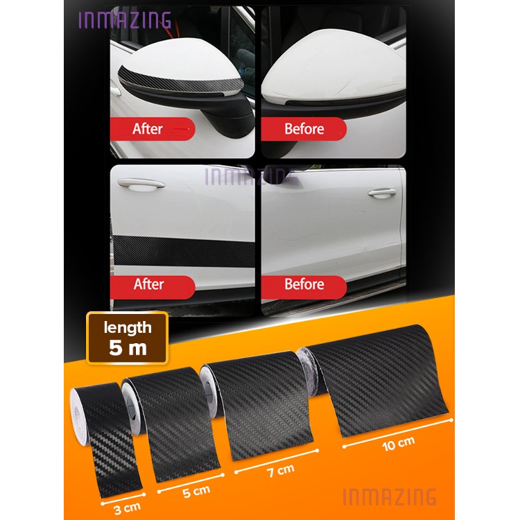 Inmazing 6D Nano Carbon Fiber Tape DIY Car Interior Exterior Protection ...