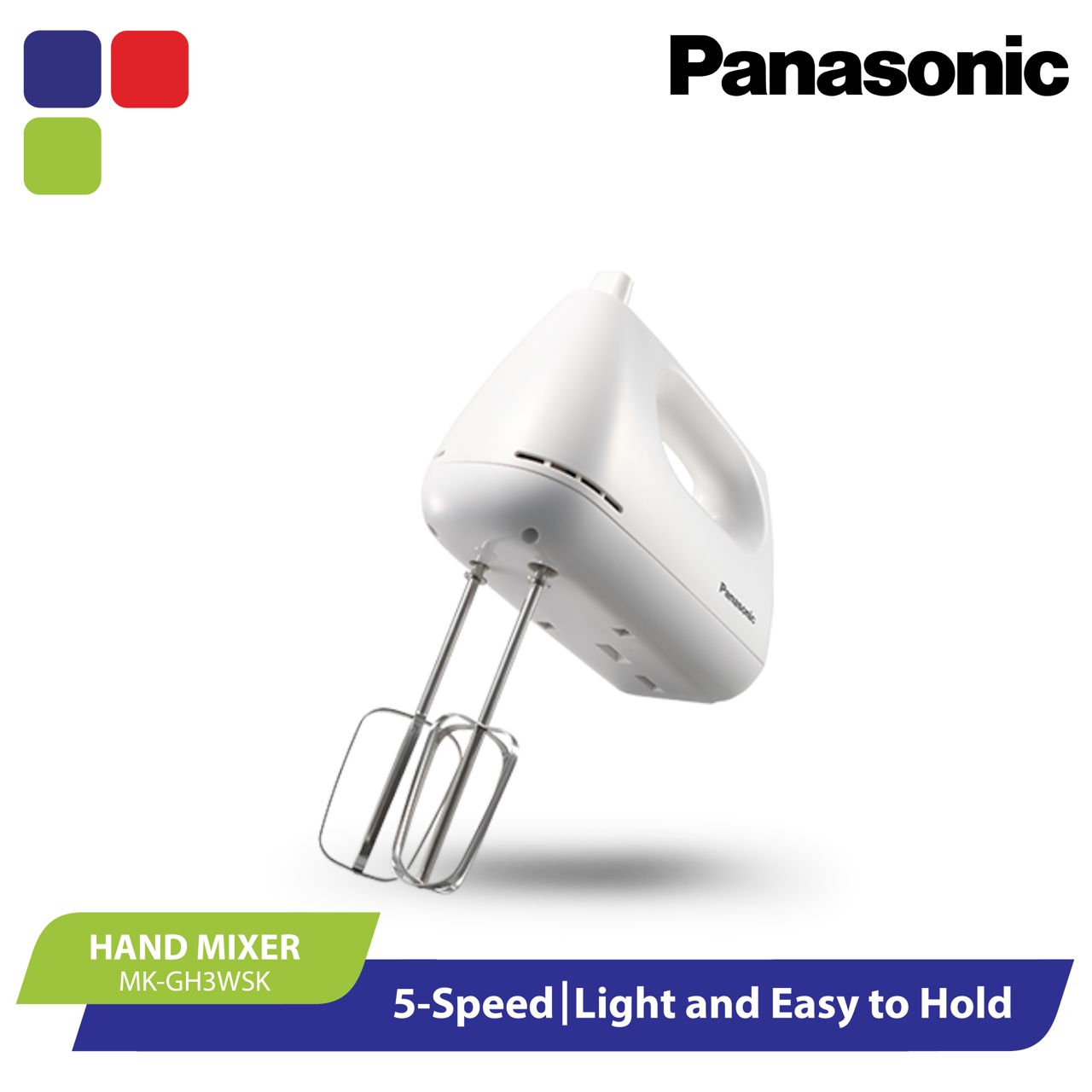Panasonic Hand Mixer 5-Speed MK-GH3WSK | Lazada