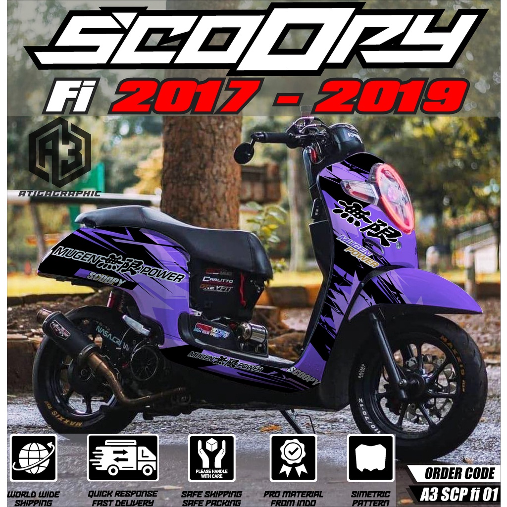 Decal Sticker Scoopy 2017 2018 2019 2020 decal scoopy full body Full ...