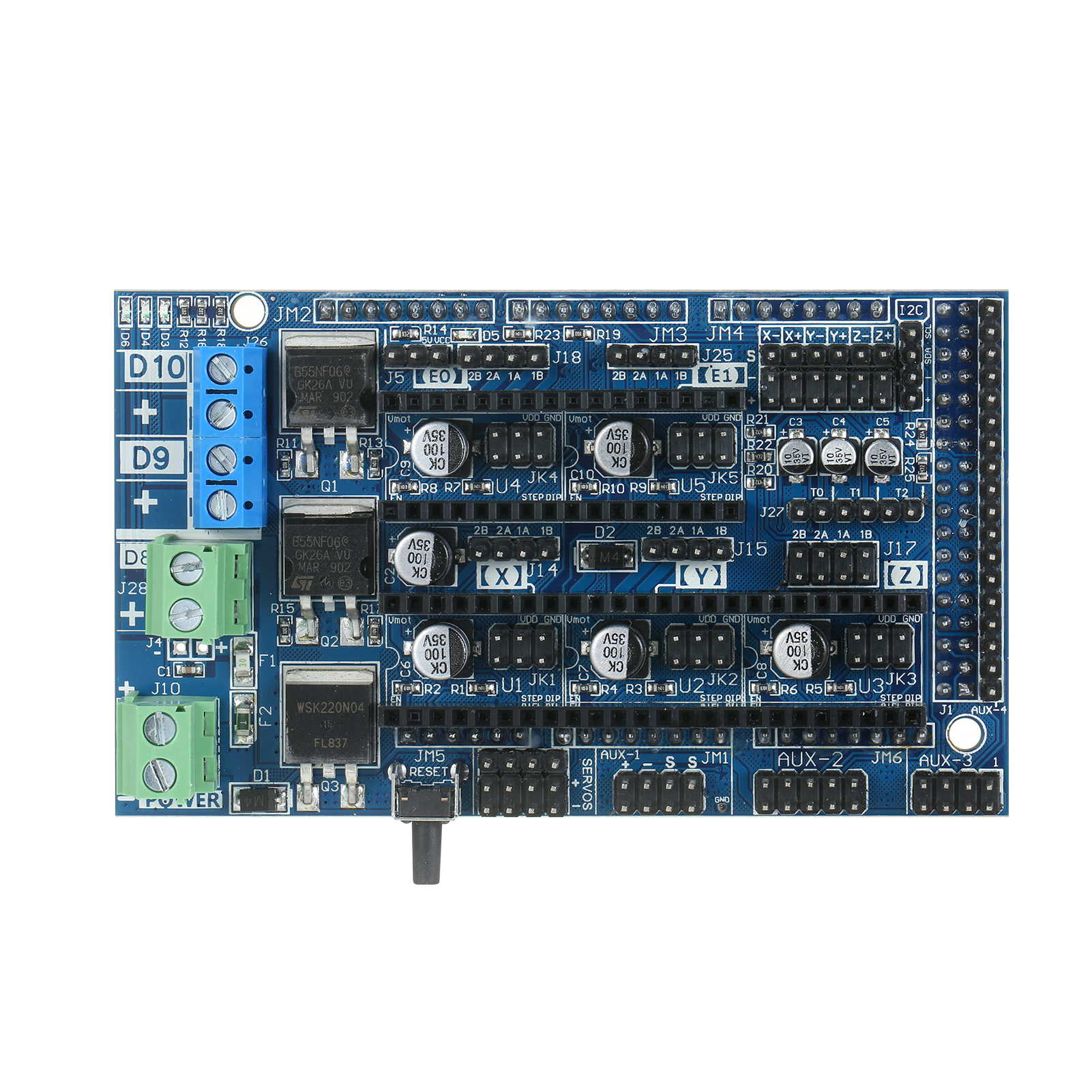 Ramps 1.6 Control Board Base on Ramps 1.5 4-layer Control Panel Board ...