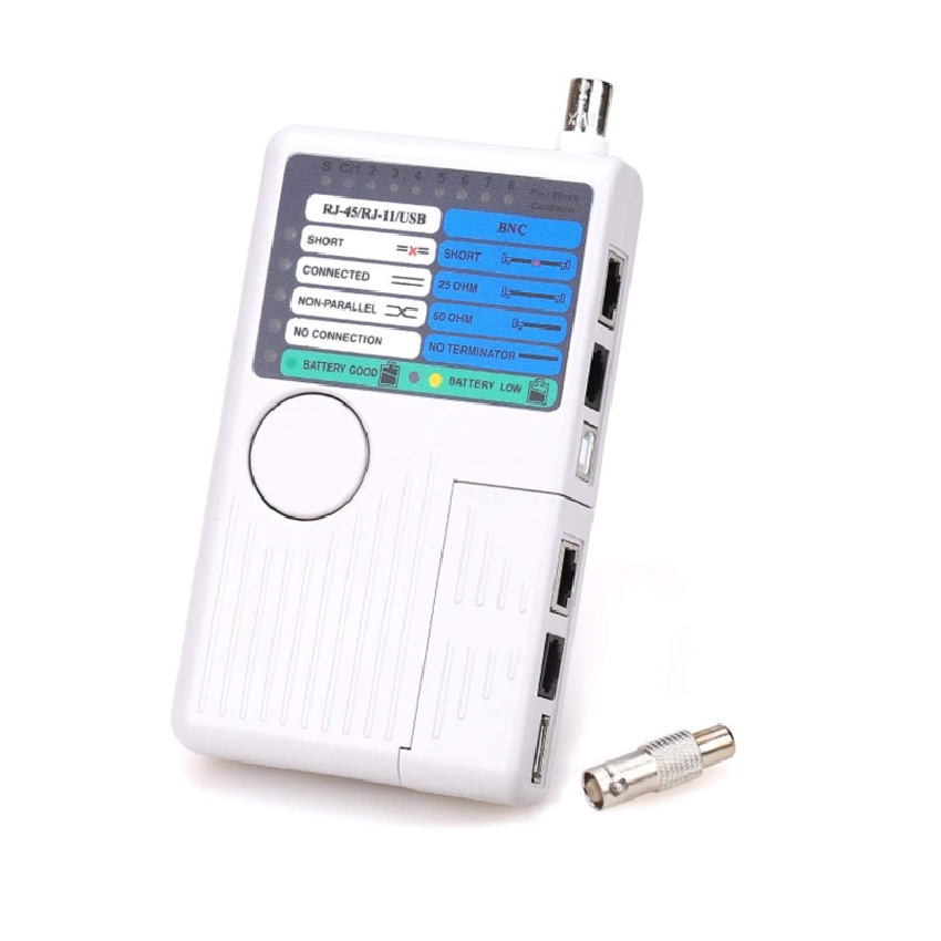 Multi Function 4-in-1 Battery Powered Multi-Tester Network Cable Tester ...