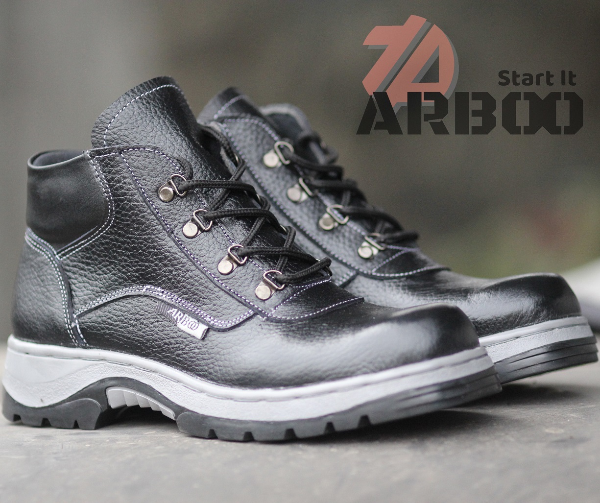 Sepatu Safety Proyek Ujung Besi - Septy Shoes Boot - Septi Kerja ...
