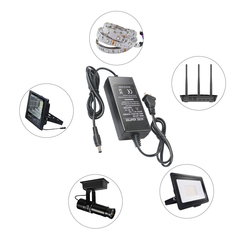 Led Power Supply Dc 12v Power Adapter 1a 2a 3a 5a 6a 8a Lighting ...